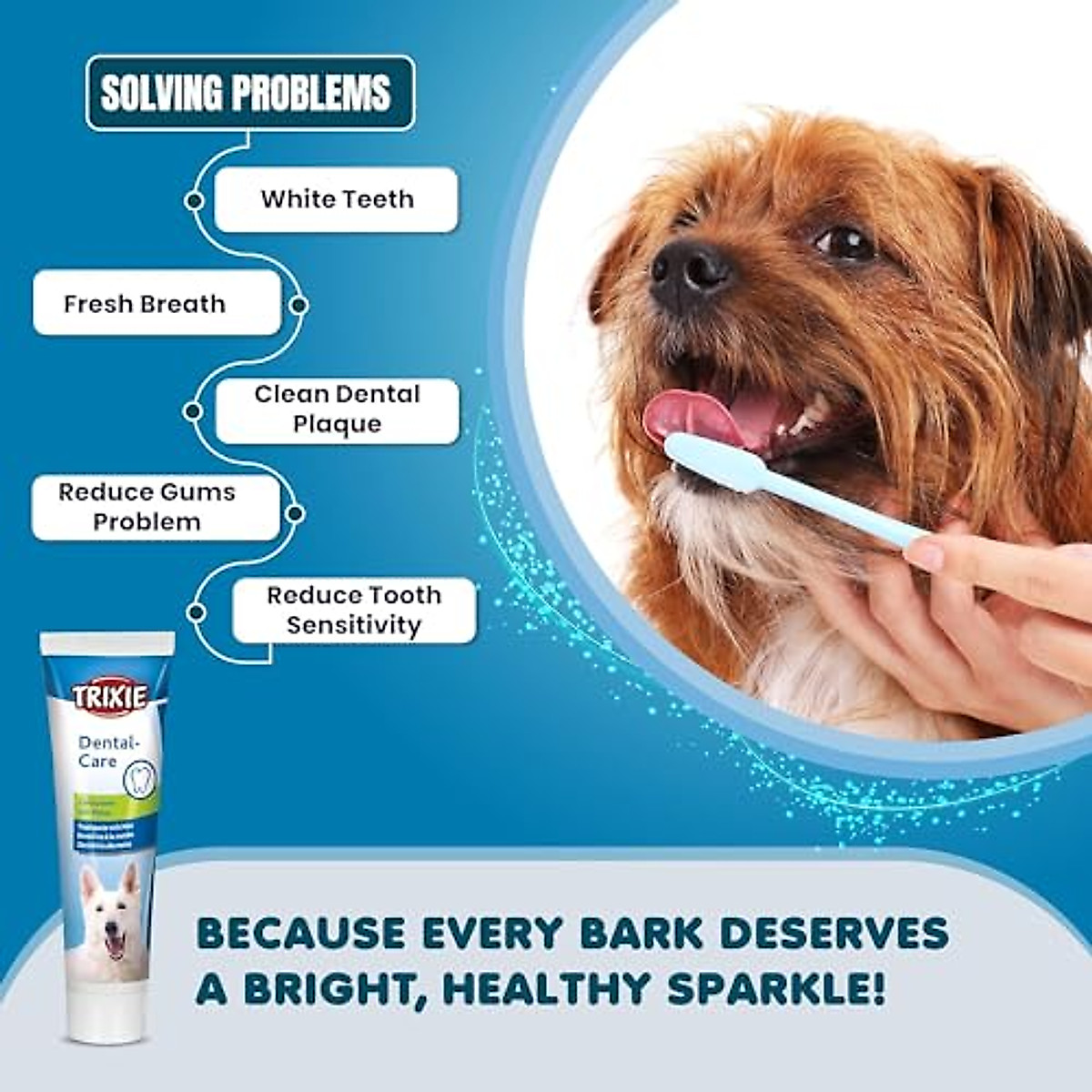 TRIXIE Mint Toothpaste for Dog, 100 G, White