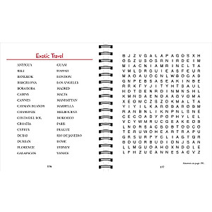 Brain Games - Word Searches - Large Print (Red)