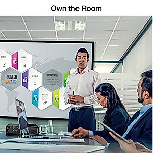 Epson Pro EX9240 3-Chip 3LCD Full HD 1080p Wireless Projector, 4,000 Lumens Color Brightness, 4,000 Lumens White Brightness, Miracast, 2 HDMI Ports, Built-in Speaker, 16,000:1 Contrast Ratio