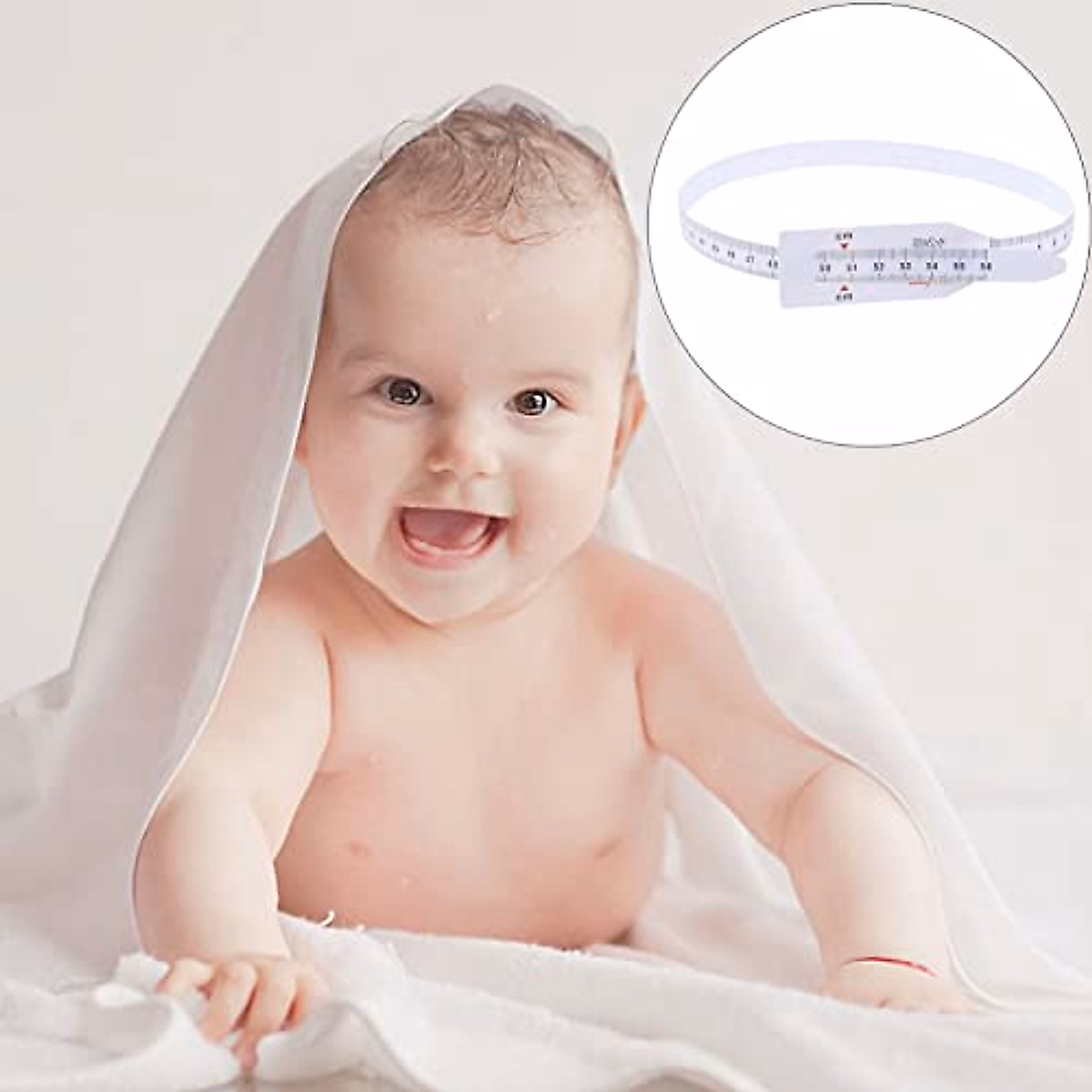 Infant Head Circumference Tape Ruler: 6pcs Newborn Head Measuring Ruler Cm Measure Ruler Baby Toddler Head Body Arm Measurement Tool