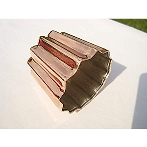 2.1 inch Copper Canele mold from Bordeaux a Set of Twelve tinned molds