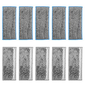 Garbage fighter Mopping Pads Replacement for iRobot Braava Jet M6 (6012) (6110) (6112) (6113) - 10 Pack Washable Reusable Sweeping Cloth Pads - Wi-Fi Connected Robot Mop (5 Wet Pads and 5 Dry Pads)