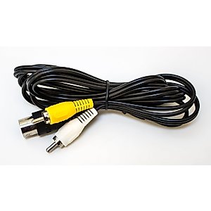 Old Skool Sega Genesis 1 Standard AV Cable RCA Connection Cord - 6 feet