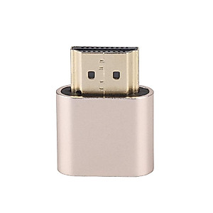 143 Graphics Card Virtual Display, Fake Load VGA Analog Camouflage HD Lock Screen Virtual Display,DispalyPort Headless Ghost Display