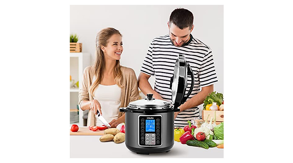 Mueller 6 Quart Pressure Cooker - 10-in-1 Multi-Cooker for Easy Meals