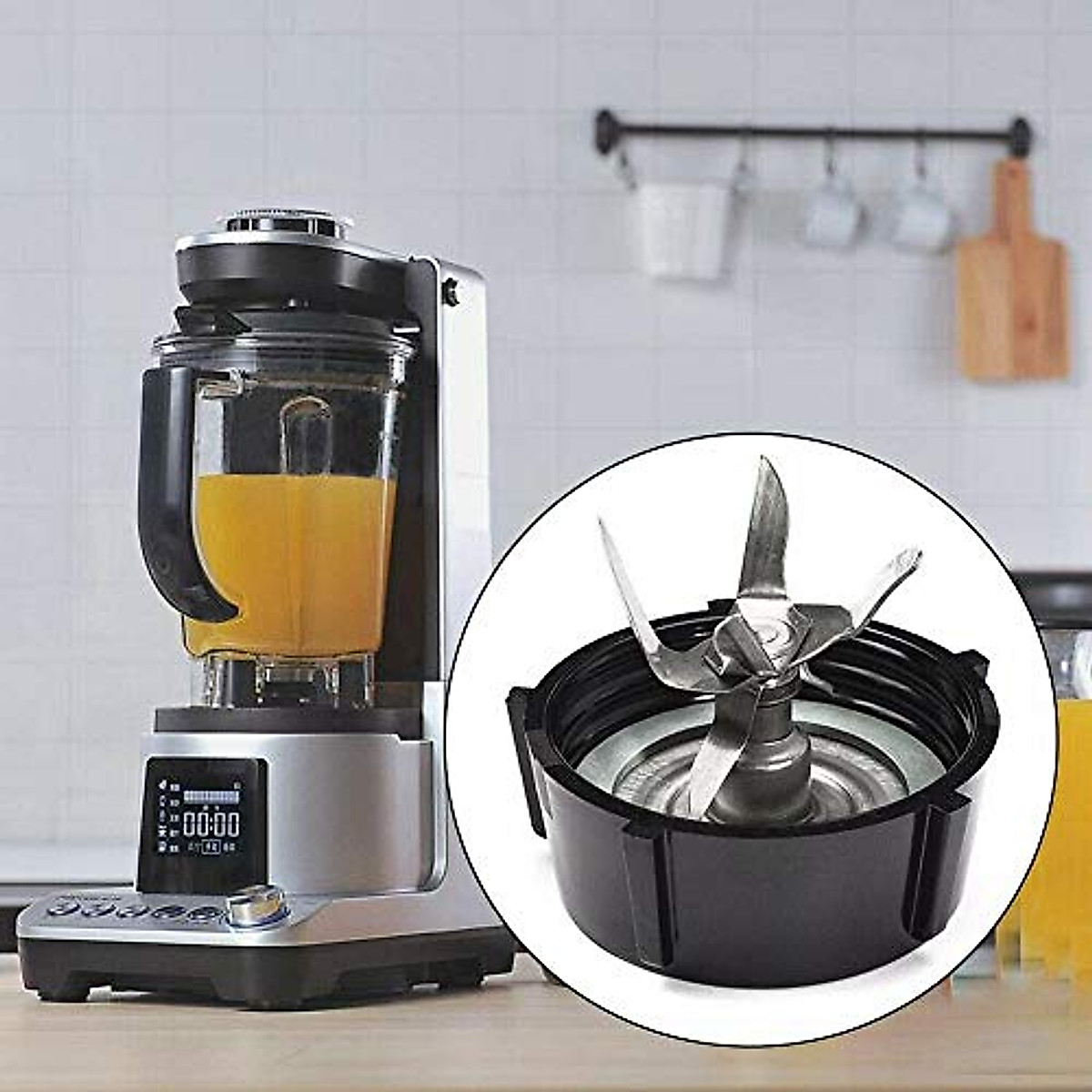 Blender Blade for Oster Osterizer with Rubber Seal Gasket & 4902 Blender Jar Bottom & 6 Point Fusion Blade 4980 replacement parts by SixElements