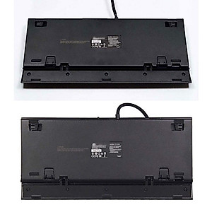 S-YUWEN 2Pcs Replacement Keyboard Bracket Foot Stand Plastic Leg Stand for Corsair K65 K70 K63 K95 K70 LUX RGB Mechanical Gaming Keyboard Repair Parts, one size