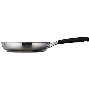 Henckels 40589-260 HI Style Basic Frying Pan, 10.2 inches (26 cm), Stainless Steel, Fluorine Coating, Induction Compatible
