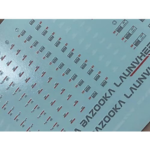 ANSAI Decals Decal Fluorescent fits Hobby RG 1/144 Hi Nu Hi v Scale Model kit