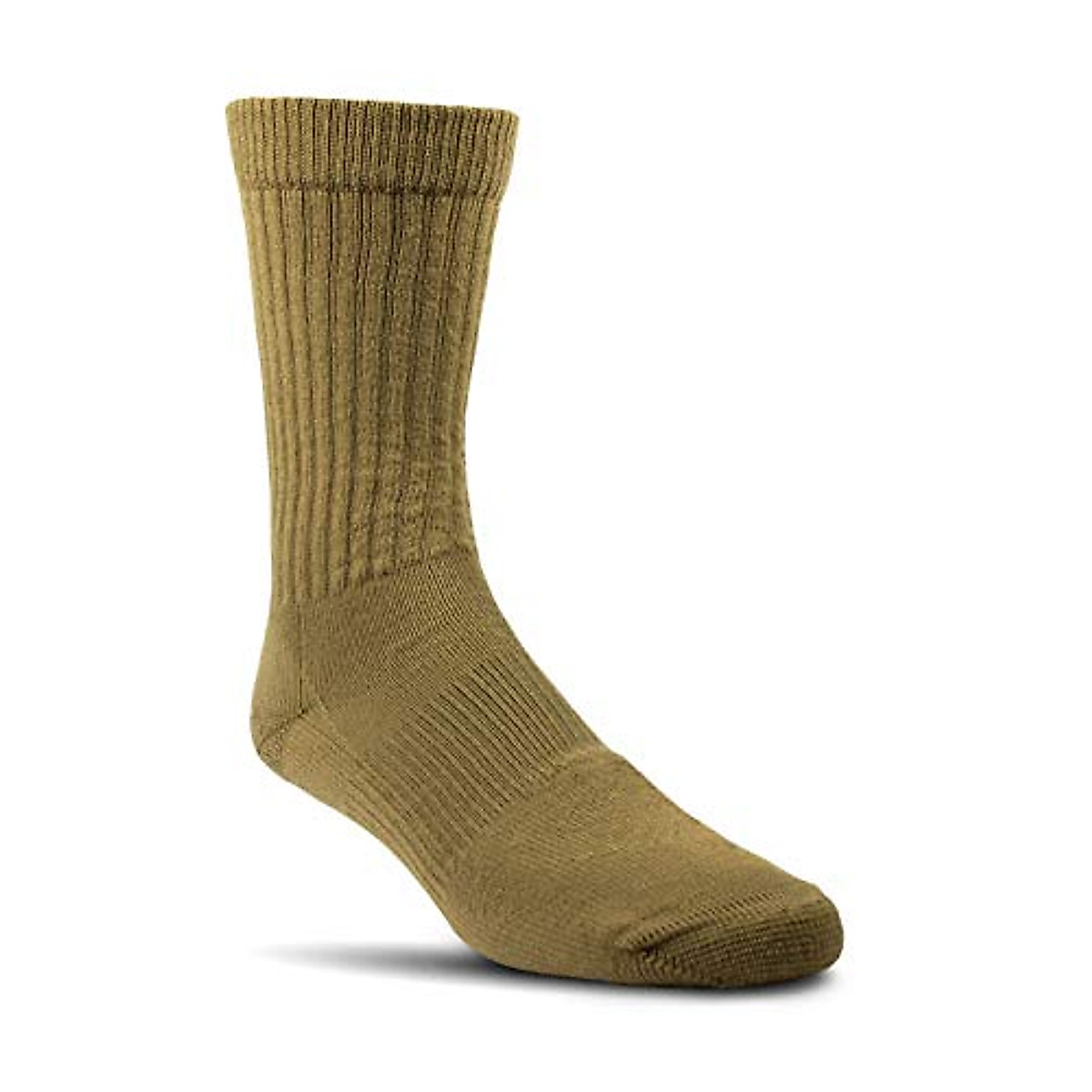 Farm to Feet Coronado Lightweight Boot Merino Wool Socks, Coyote Brown, X-Large