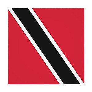 LIICHEES Flag of Trinidad and Tobago Tablecloth Kitchen Dining Room 60"x60" Square Washable Table Cover Outdoor Garden Picnic Tablecloths