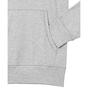 Amazon Essentials Men's Lightweight Jersey Pullover Hoodie, Medium Grey Heather, Medium