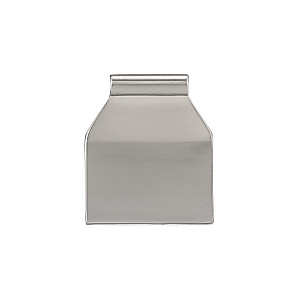 Richelieu Hardware BP386216195 5/8-inch (16 mm) Center-to-Center Brushed Nickel Modern Cabinet and Drawer Edge Pull Handle for Kitchen, Bathroom, and Furniture