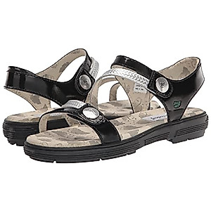 Greenleaf Women's Unity Sandal, Patent Black, 10