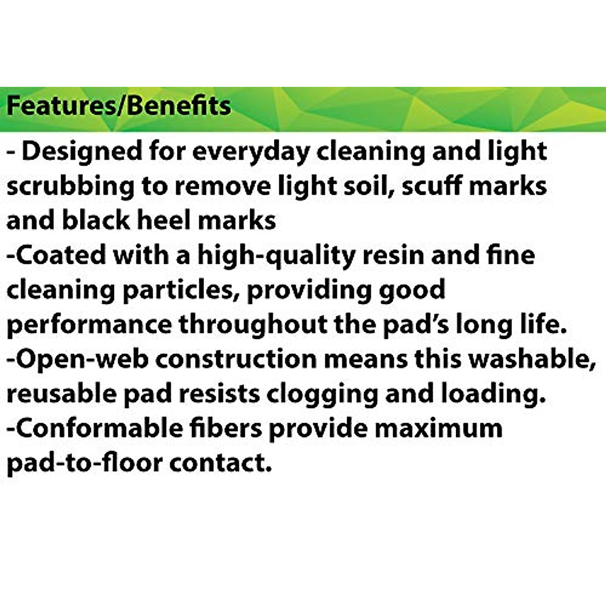 3M Buffer Floor Pad 5100, Red, 12", Removes Soil, Scratches, Scuff Marks, and Black Shoe Heel Marks