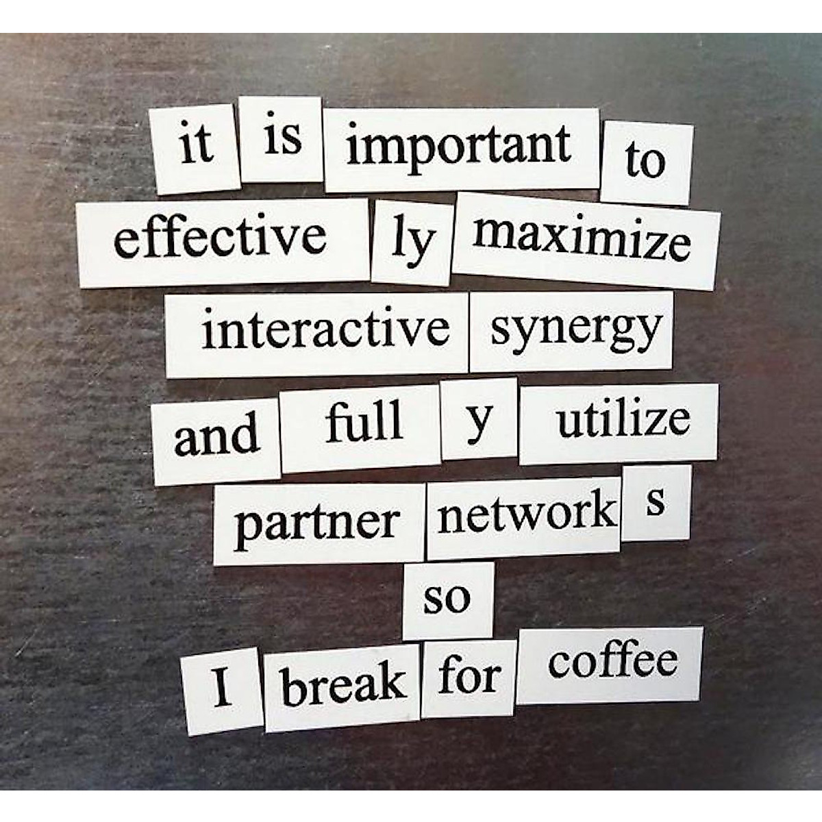 Magnetic Poetry - Office Kit - Words for Refrigerator - Write Poems and Letters on the Fridge - Made in the USA