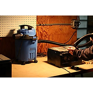 Micro-Mark Mini Wet/Dry Vacuum, 3 Gallon, 4 Horsepower, 4.0 HP AC, Blue