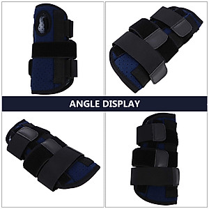 EXCEART 2 Pcs Joint Fixation Strap Removable Metal Wrist Splint Thumb Splint Brace Carpal Tunnel Brace Athletic Wrist Tape Breathable Wrist Braces Composite Cloth to Sleep Hand Rest