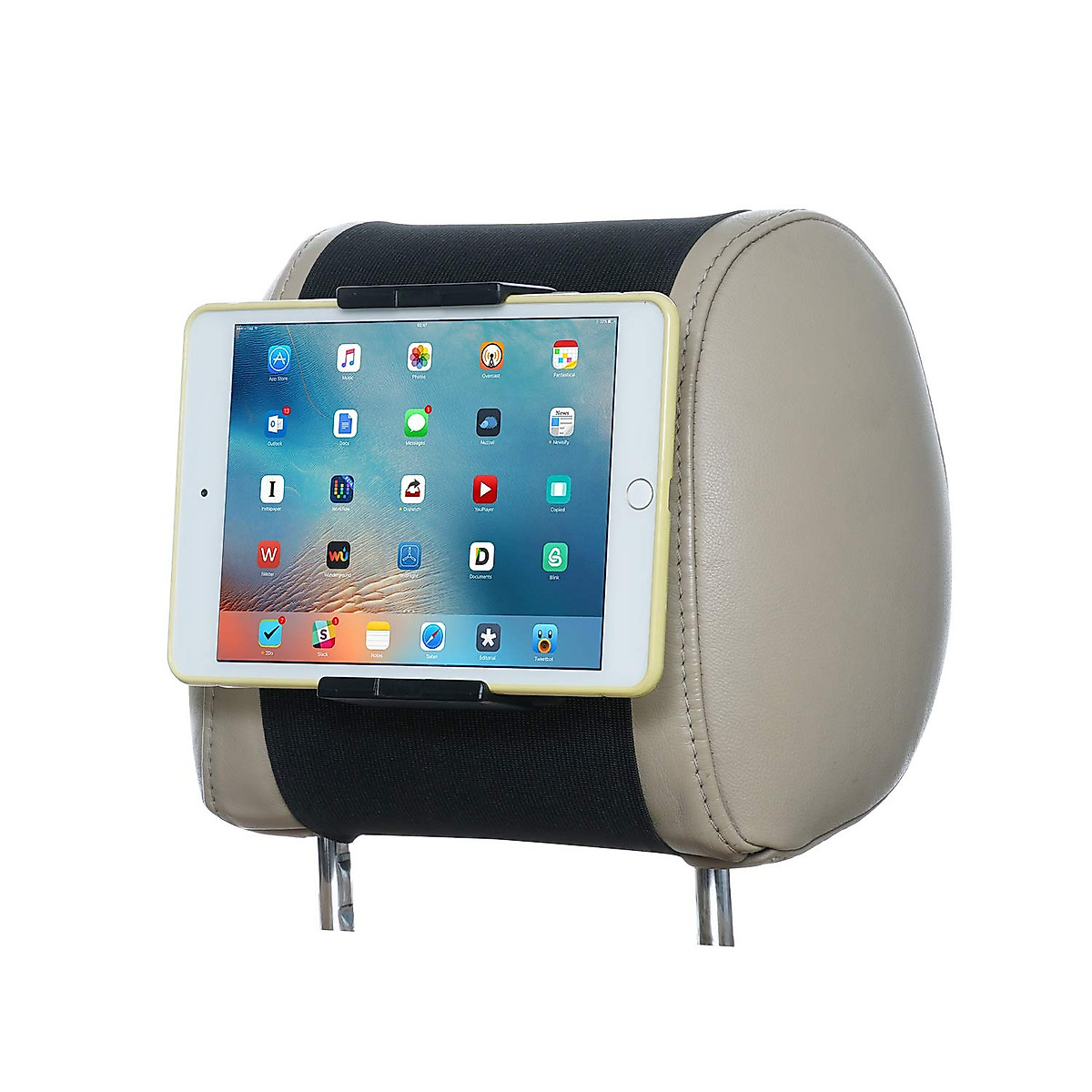 WANPOOL Car Headrest Holder, Swivel Car Headrest Mount Holder for Nintendo Switch & iPad Air, iPad Mini and Other Tablets