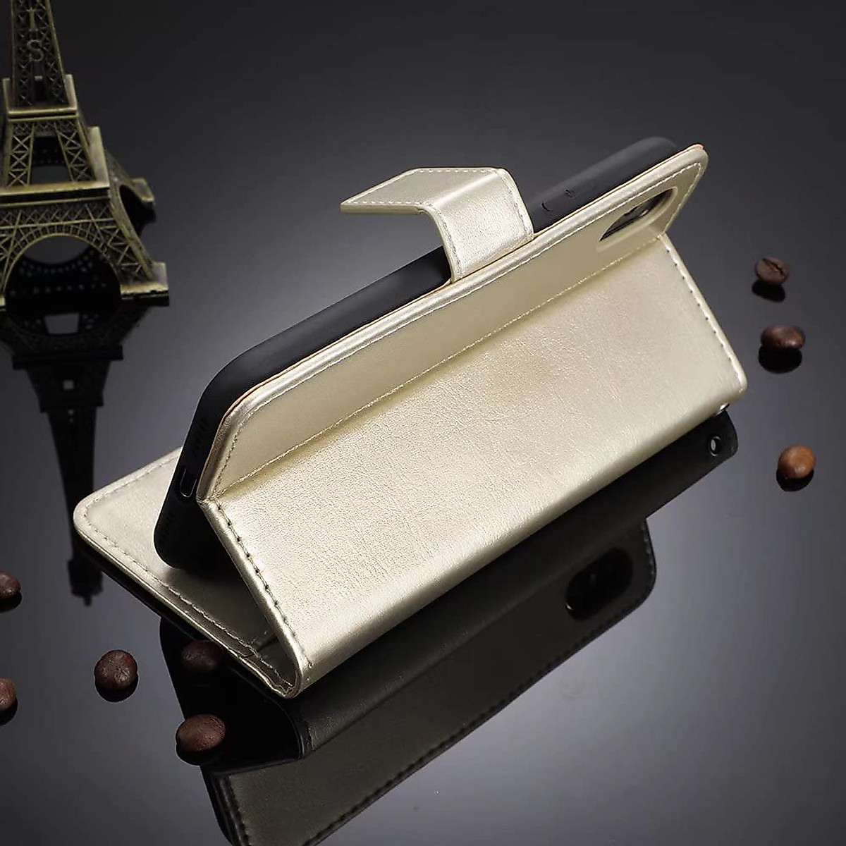 YBROY Case for Motorola ThinkPhone, Magnetic Flip Leather Premium Wallet Phone Case, with Card Slot and Folding Stand, Case Cover for Motorola ThinkPhone.(Red)