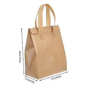 TOKIDNY 50 Pcs Insulated Food Deliveries Bags Restaurant Takeaway Bags Cold Or Hot Food Thermal Bags For Restaurant Store Picnics Party