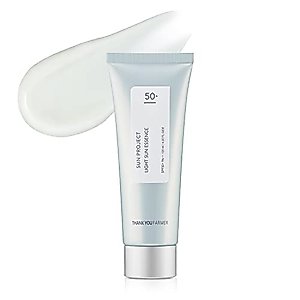 THANKYOU FARMER Sun Project Light Sun Essence SPF50+PA+++, 4.22 Fl Oz (120ml)