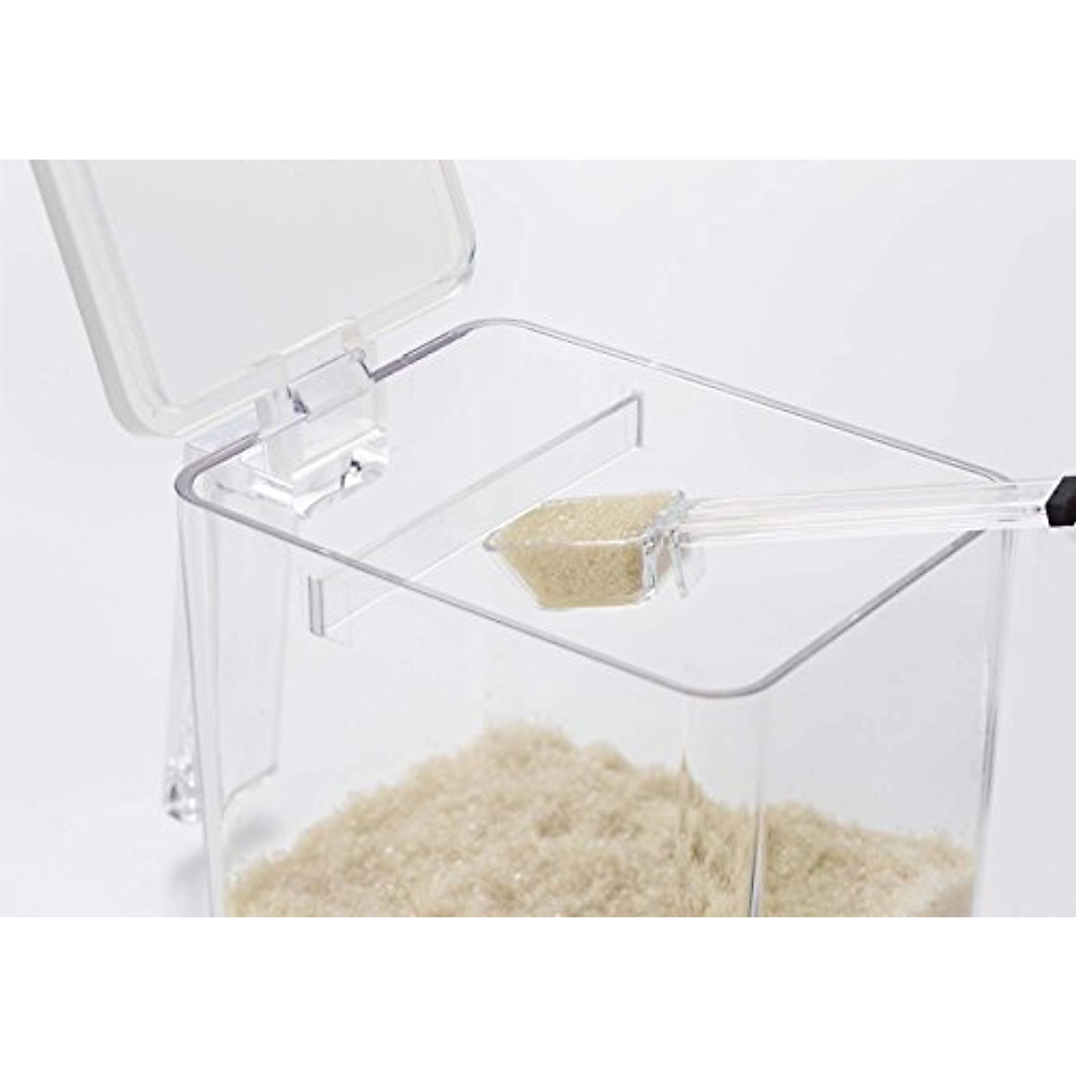 YAMAZAKI Home Spice Container | Plastic | Large | Food Storage, White