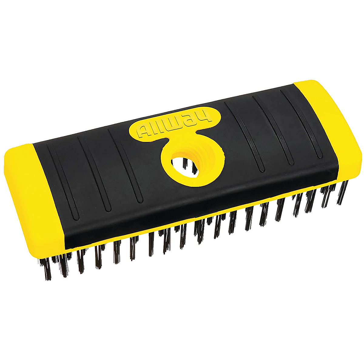 ALLWAY SB619 Soft-Grip Carbon Steel Wire Scrub Brush Block
