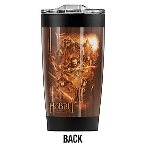 Logovision The Hobbit Epic Adventure Stainless Steel Tumbler 20 oz Coffee Travel Mug/Cup, Vacuum Insulated & Double Wall with Leakproof Sliding Lid | Great for Hot Drinks and Cold Beverages