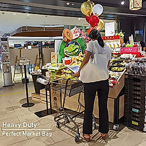 Koolmox Canvas Tote Bags, 17x14'' 12 Oz Heavy Duty Cotton Bags with Square Bottom, Reusable Washable Heavy Duty Tote Bag Bulk Blank to DIY Art Crafts Vinyl Print for Women Groceries School Teacher