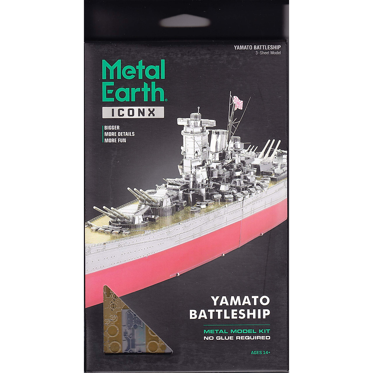 Fascinations Metal Earth Premium Series Yamato Battleship 3D Metal Model Kit