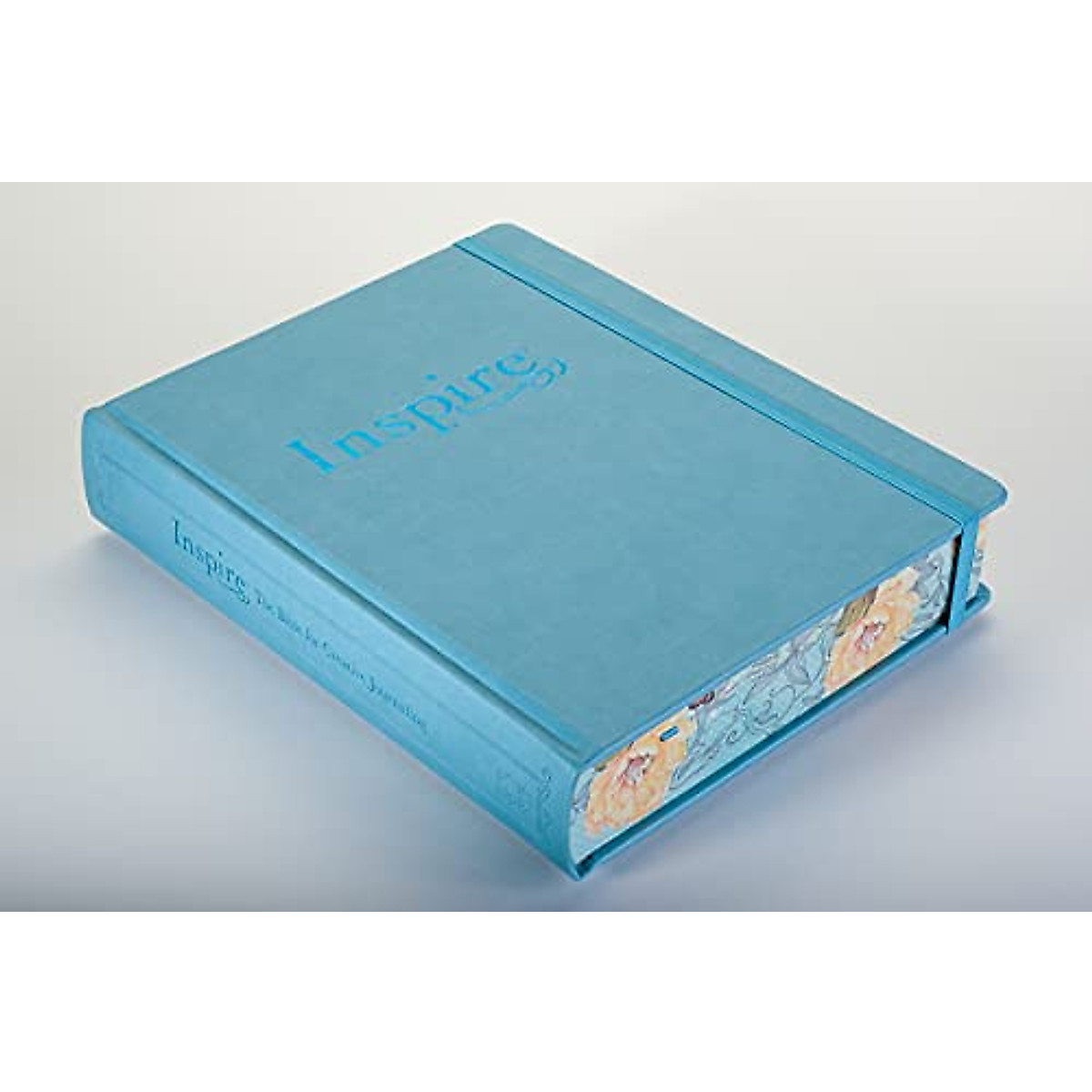 Tyndale NLT Inspire Bible (Large Print, Hardcover, Tranquil Blue): Journaling and Coloring Bible – Over 400 Scripture Illustrations to Color, Creative Bible Journal That Inspires a Connection with God