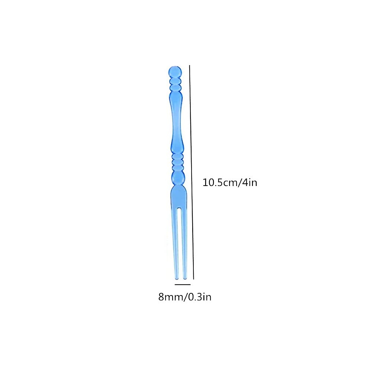 400PCS Disposable Plastic Cocktail Picks Fruit Forks, Mini Cake Forks Sticks Party Supplies, Tasting Appetizer Plates Picks Dessert Forks (Multicolor)