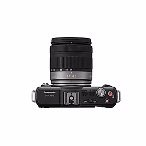 Panasonic Lumix DMC-GF2 12 MP Micro Four-Thirds Mirrorless Digital Camera with 3.0-Inch Touch-Screen LCD and 14-42mm Lens (Black)