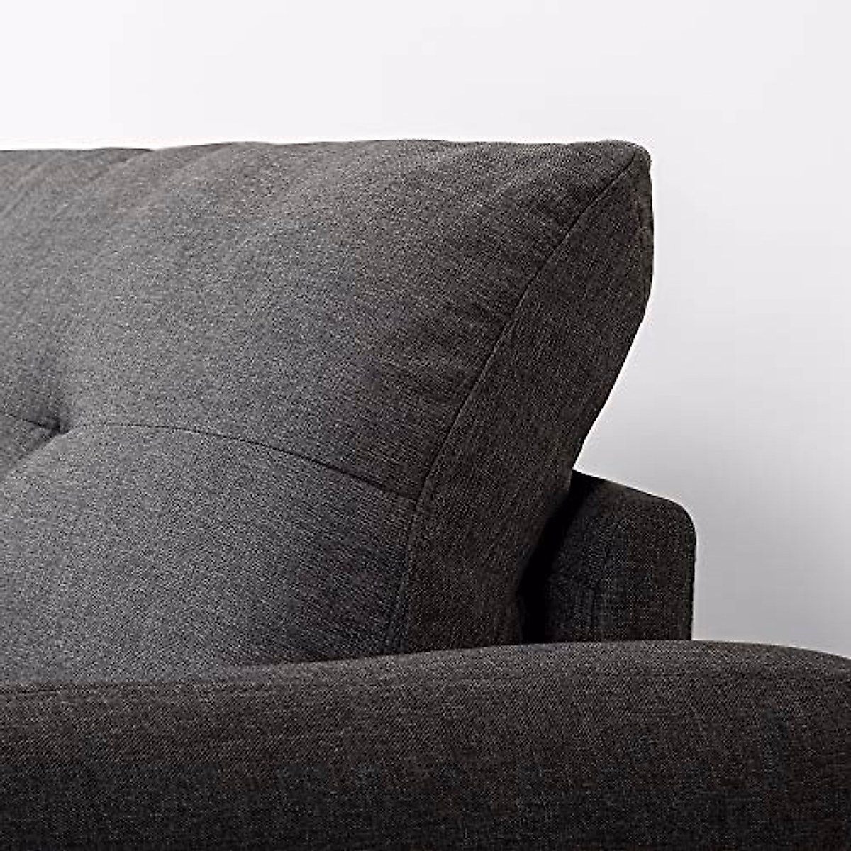 ZINUS Ricardo Sofa Couch / Tufted Cushions / Easy, Tool-Free Assembly, Dark Grey