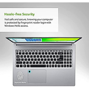 Acer Aspire 5 A515-46 Slim Laptop Quad-Core Ryzen 3 3350U 8GB DDR4 128GB NVMe SSD 15.6 Full HD WiFi 6 Backlit KB Amazon Alexa Windows 10 Home (Optional S Mode) (Renewed)