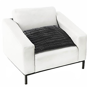 Allisandro Waterproof Dog Blanket,Thick and Non Slip Dog Bed Sofa Cover Pet Mat for Couch Sofa Bed Furniture & Small, Medium, Large Dogs, Grey, 30 x 20 Inches