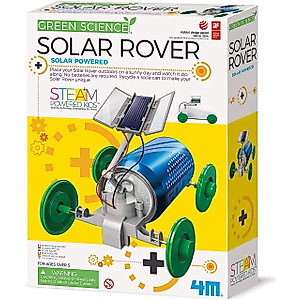4M Green Science Solar Rover, DIY STEAM Powered Kids Science Kit, Boys & Girls Ages 5+