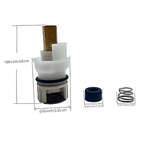 RP25513 Faucet Stem Assembly Replacement For Delta Faucet Cartridge Repair Kit,With RP4993 Seat And Spring,Fits Various two Handle Lavatory And Bathroom Faucet 2pk