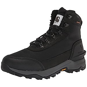 Carhartt Men's Outdoor Hike WP 6" Soft Toe Hiker Boot, Black, 9.5