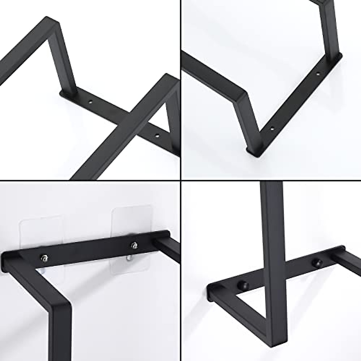 Bathroom Wall Towel Rack, Stainless Wall Mounted Towel Racks Holder with 2 Bars, Organizer for Storage of Rolled Bath Towels or Washcloths Hand (16 inches)