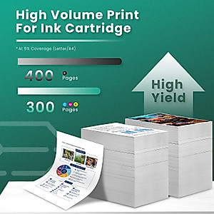 GREENBOX Remanufactured Ink Cartridges 245 and 246 Replacement for Canon PG-245XL CL-246XL PG-243 CL-244 for Canon PIXMA MX492 MX490 MG2920 MG2922 MG2420 IP2820 Printer (1 Black 1 Tri-Color)