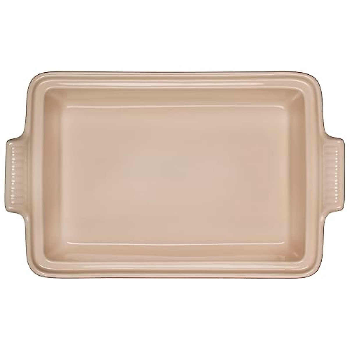 Le Creuset Stoneware Heritage Covered Rectangular Casserole, 4 qt. (12" x 9"), Cerise