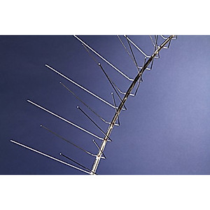 Nixalite Pigeon Spike Stainless Steel Bird Spikes (10 Ft, 5-2 Ft. Strips)