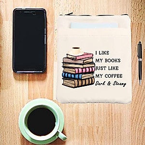 MAOFAED Dark Roman Book Sleeve Smut Lover Book Sack Bookish Book Protector Gifts for Reader (Dark Steamy booksl)