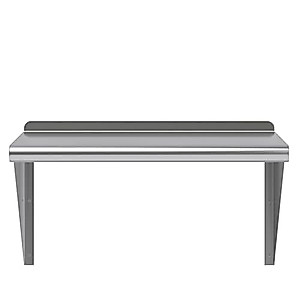 AmGood 24" Long X 16" Deep Stainless Steel Wall Shelf | NSF Certified | Appliance & Equipment Metal Shelving | Kitchen, Restaurant, Garage, Laundry, Utility Room