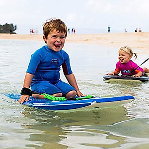 O'Neill Toddler Reactor-2 2mm Back Zip Short Sleeve Spring Wetsuit, Ocean/Graphite/Red, 4