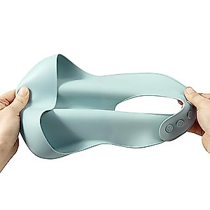 PandaEar 3 Pack Silicone Baby Bibs for Boys Girls| Waterproof Toddler Bibs| Adjustable Unisex Baby Bibs for Eating| BPA Free Soft Durable Silicone Bibs with Large Food Catcher