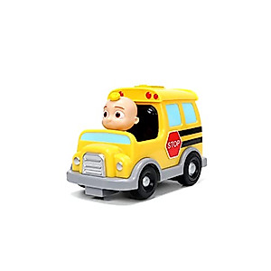 Jada Toys Cocomelon 7.5" School Bus RC Remote Control Car, Toys for Kids