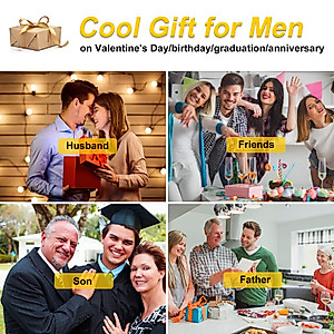 DECMIOX Gifts for Men Him Dad, Stocking Stuffers Gifts for Men 14 in 1 Multitool Pen, Christmas Gifts for Men, Cool Gadgets for Men, Multitool tool Birthday Gifts for Dad, Boy Friend, Husband, Grandpa